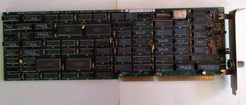 Vintage - Racore Lanpac II Network Card ISA 16-Bit F-Connector for sale in Naboomspruit (ID ...